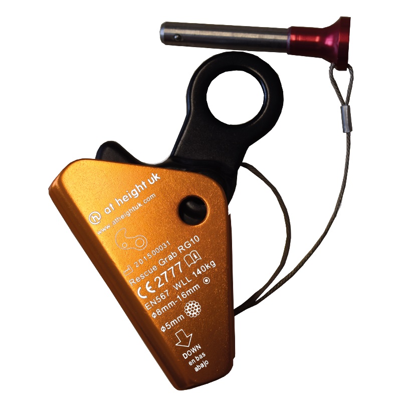 RESCUE CLAMP FOR ROPES; WEBBING AND WIRE CABLES | A. Haberkorn