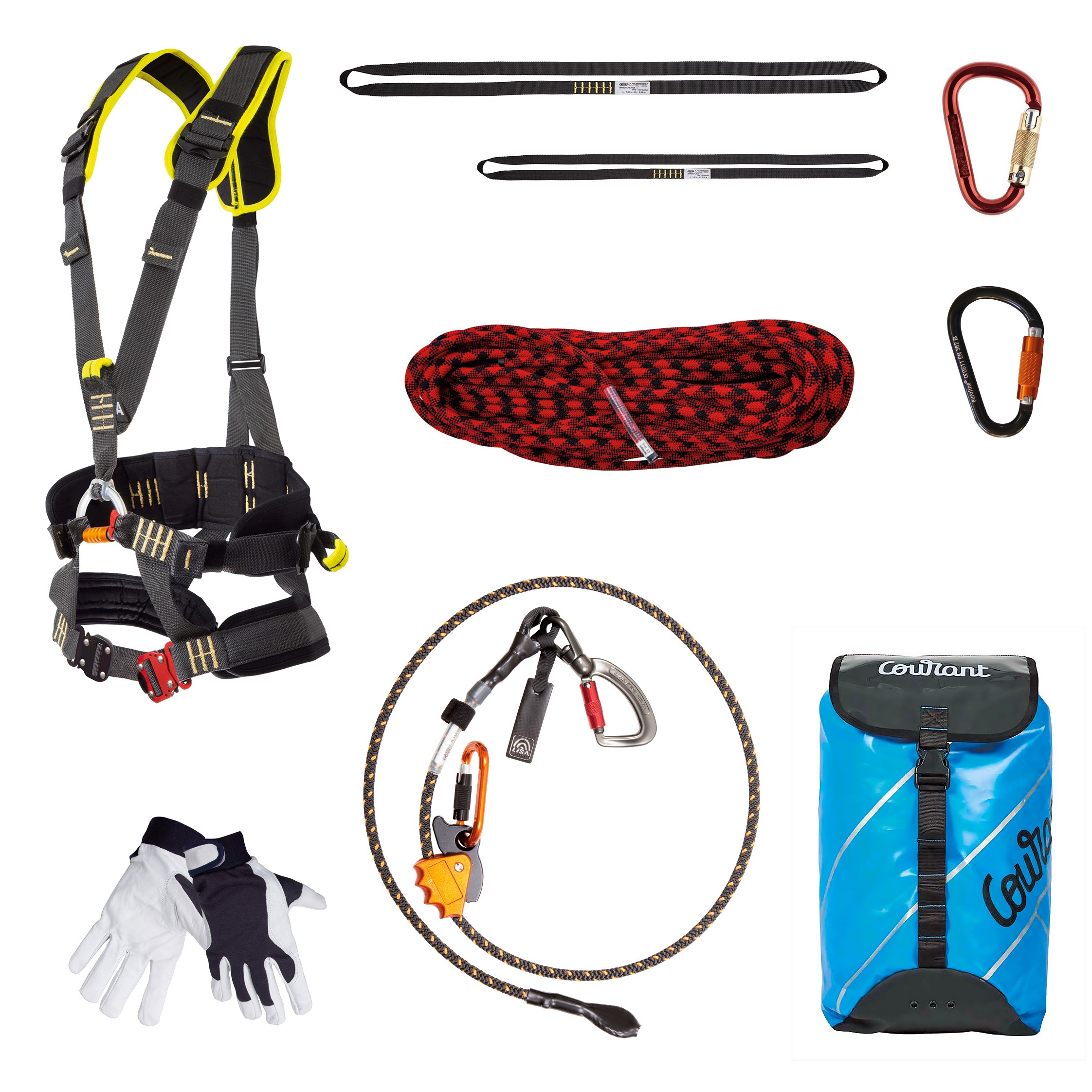 GERÄTESATZ ABSTURZSICHERUNG LT. DIN 14800-17 | Technische Textilien ...